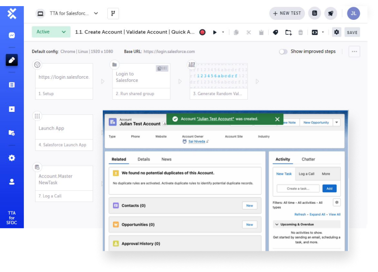 Tricentis Test Automation For Salesforce Tricentis