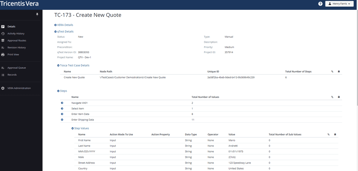 Digital Validation with Tricentis Vera - Tricentis