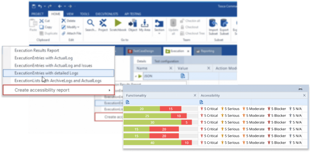 Automated accessibility testing - Tricentis