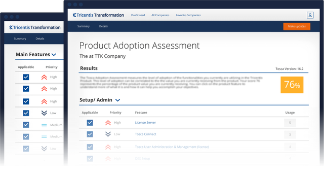 Product Adoption Assessment - Tricentis