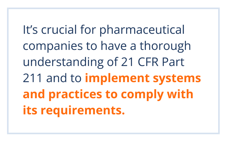 A comprehensive guide to FDA 21 CFR Part 211 - Tricentis