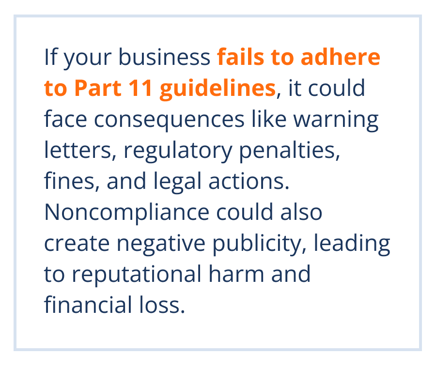 FDA 21 CFR Part 11 compliance checklist - Tricentis