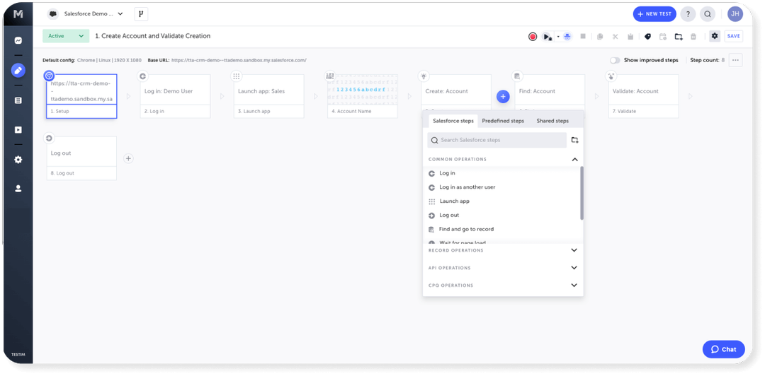 Ai Powered Salesforce Testing Tool Testim Salesforce By Tricentis