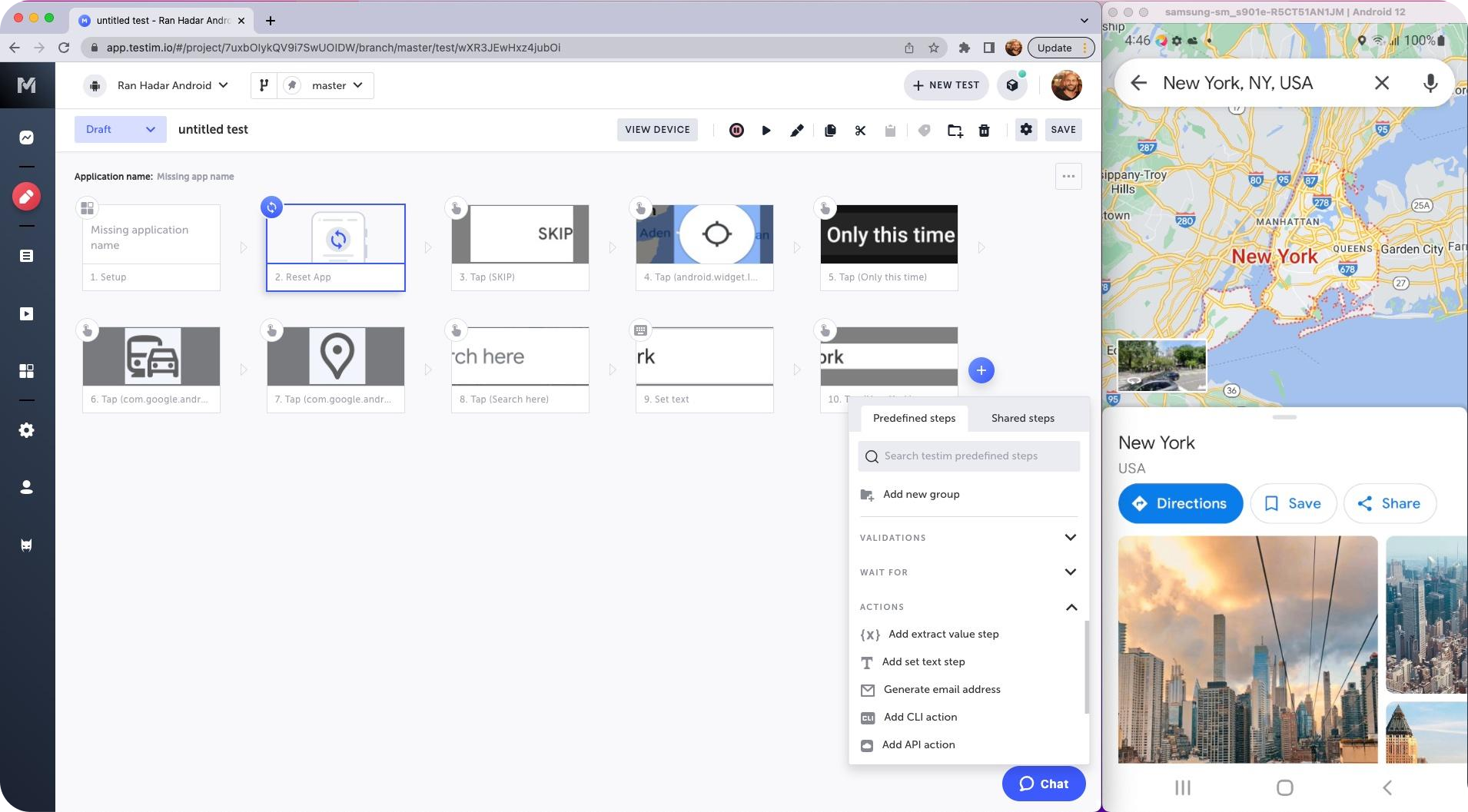 Testim: AI-powered test automation - Tricentis