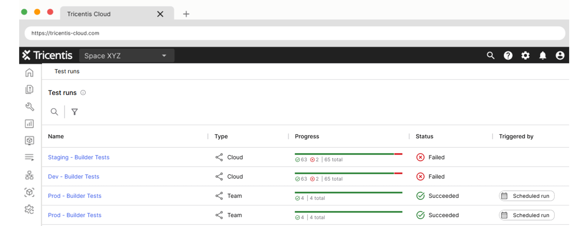 Tricentis Tosca - Features - Tricentis